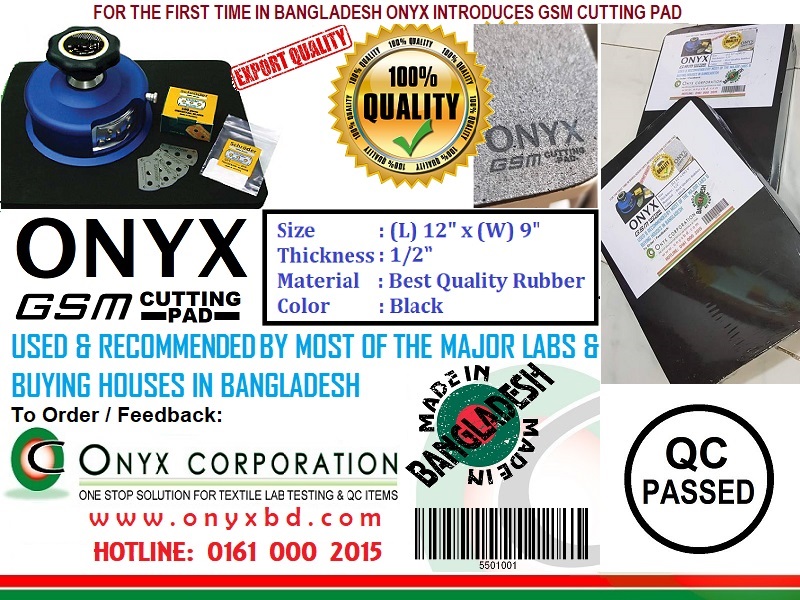 ONYX BRANDED GSM CUTTING PAD – Onyx Corporation